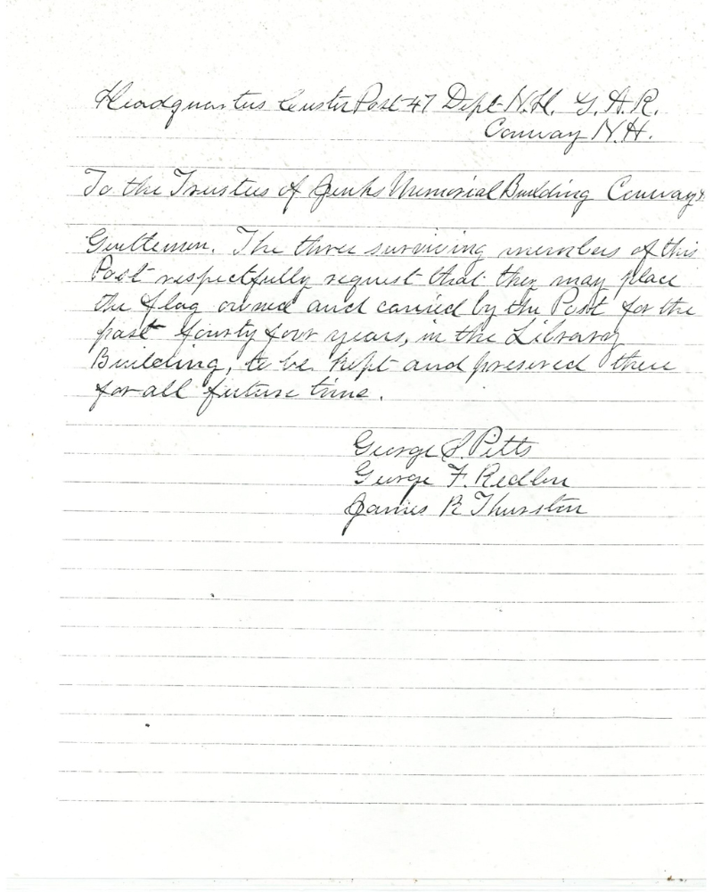 GAR Flag | Conway Public Library