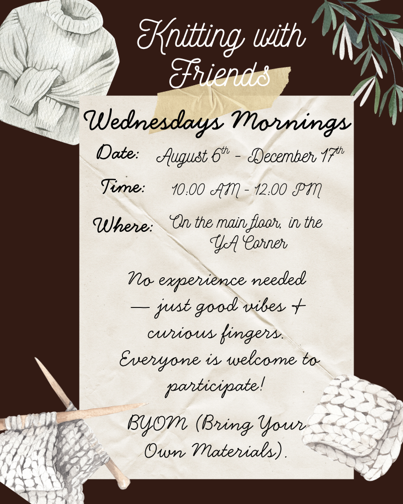Knitting with Friends | Conway Public Library
